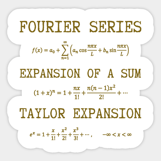 Funny Math Formulas Funny Math Formulas Sticker Teepublic